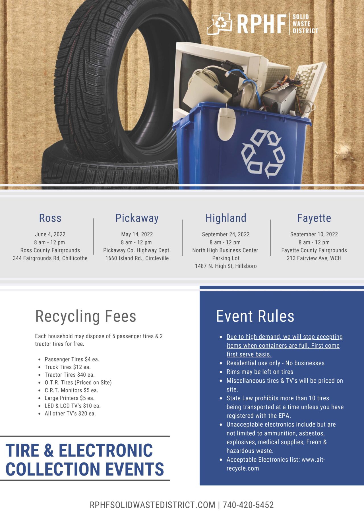 Special Recycling Events - HCCAO.org - Highland County Community Action ...